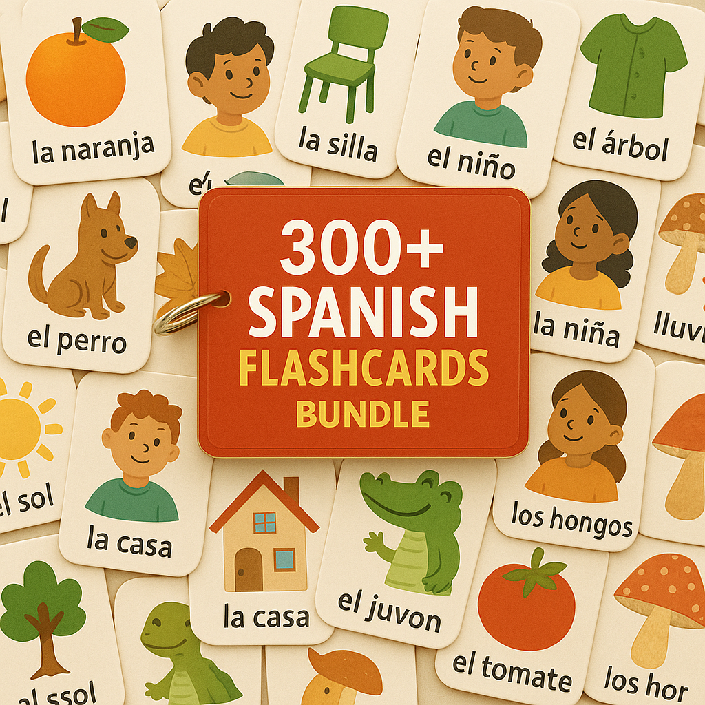 Spanish Flashcard Bundle – Leathercraft Club
